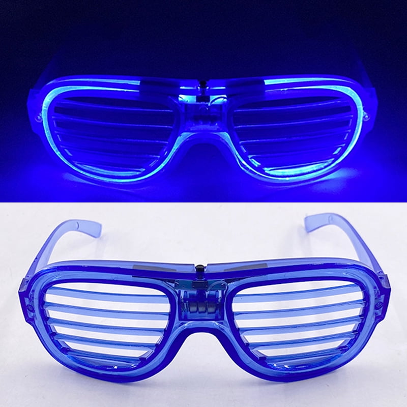 Huang Zhiwei Light Up LED Glasses 5 Colors Heart Shape Glow Glasses ...