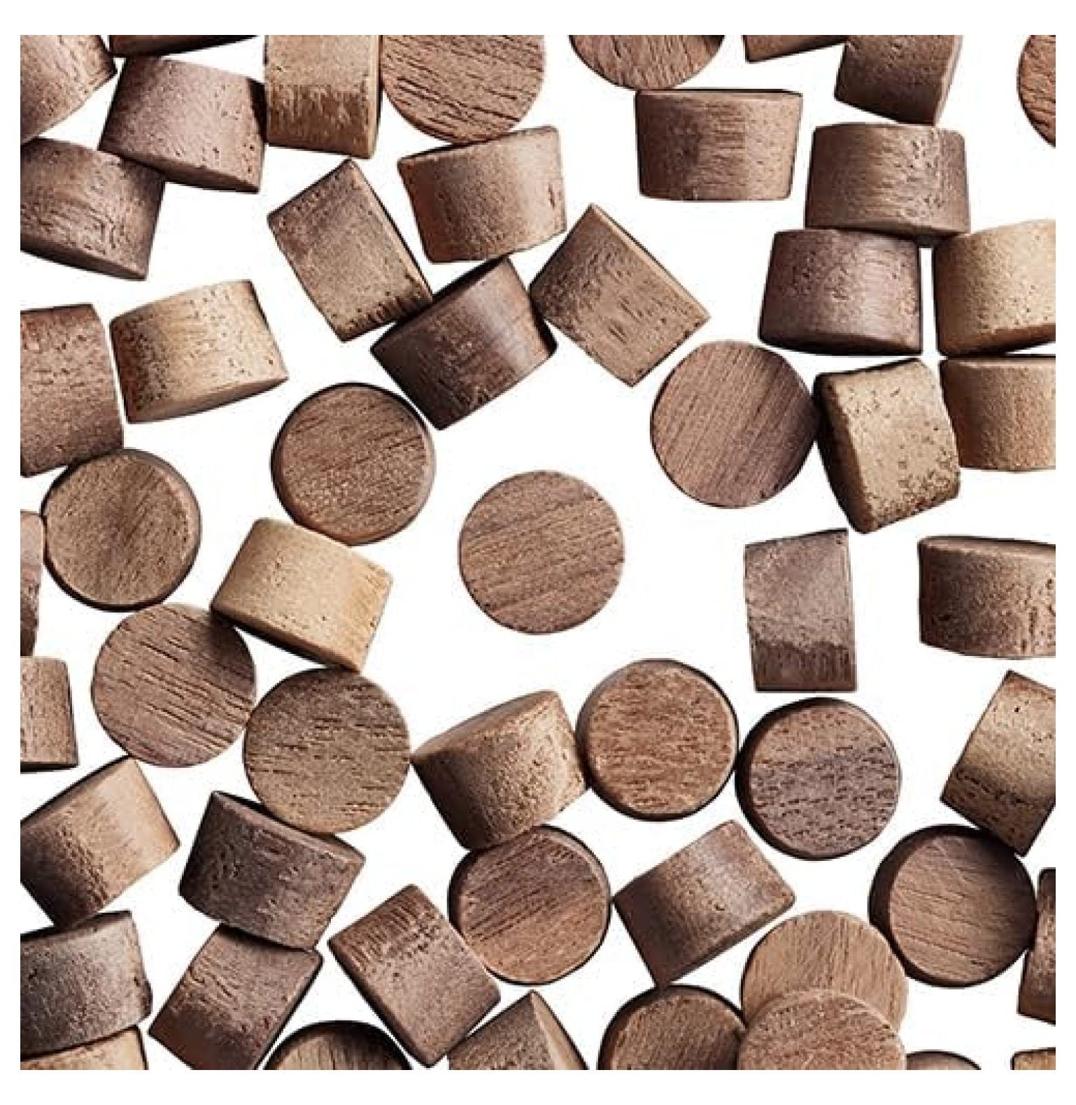 Huang zhong wen 3/8" Walnut Wood Plugs, Face Grain, Woodworking Plugs ...