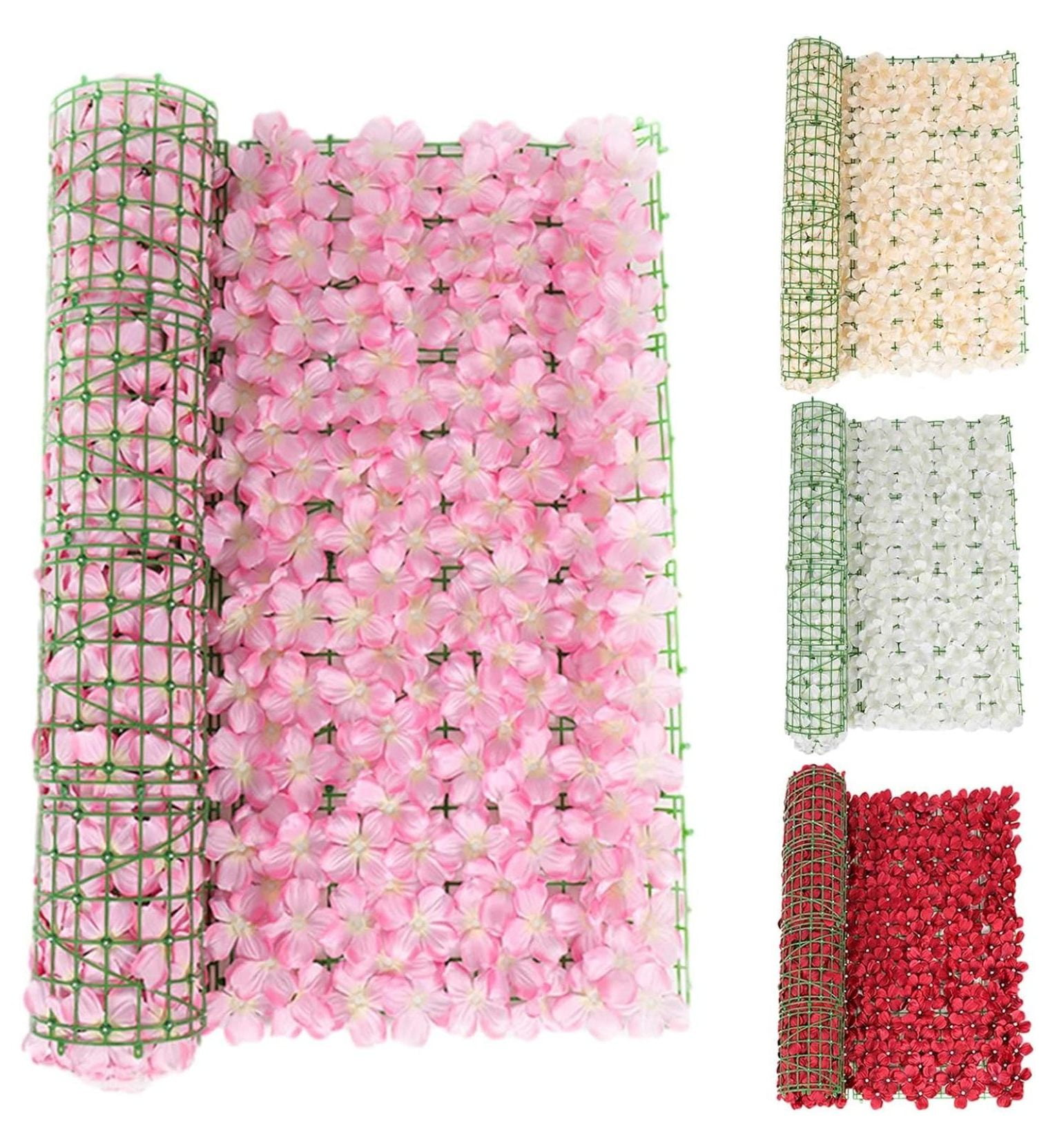 Huang zhong wen Artificial Hedge Fence Screening with Flowers ...