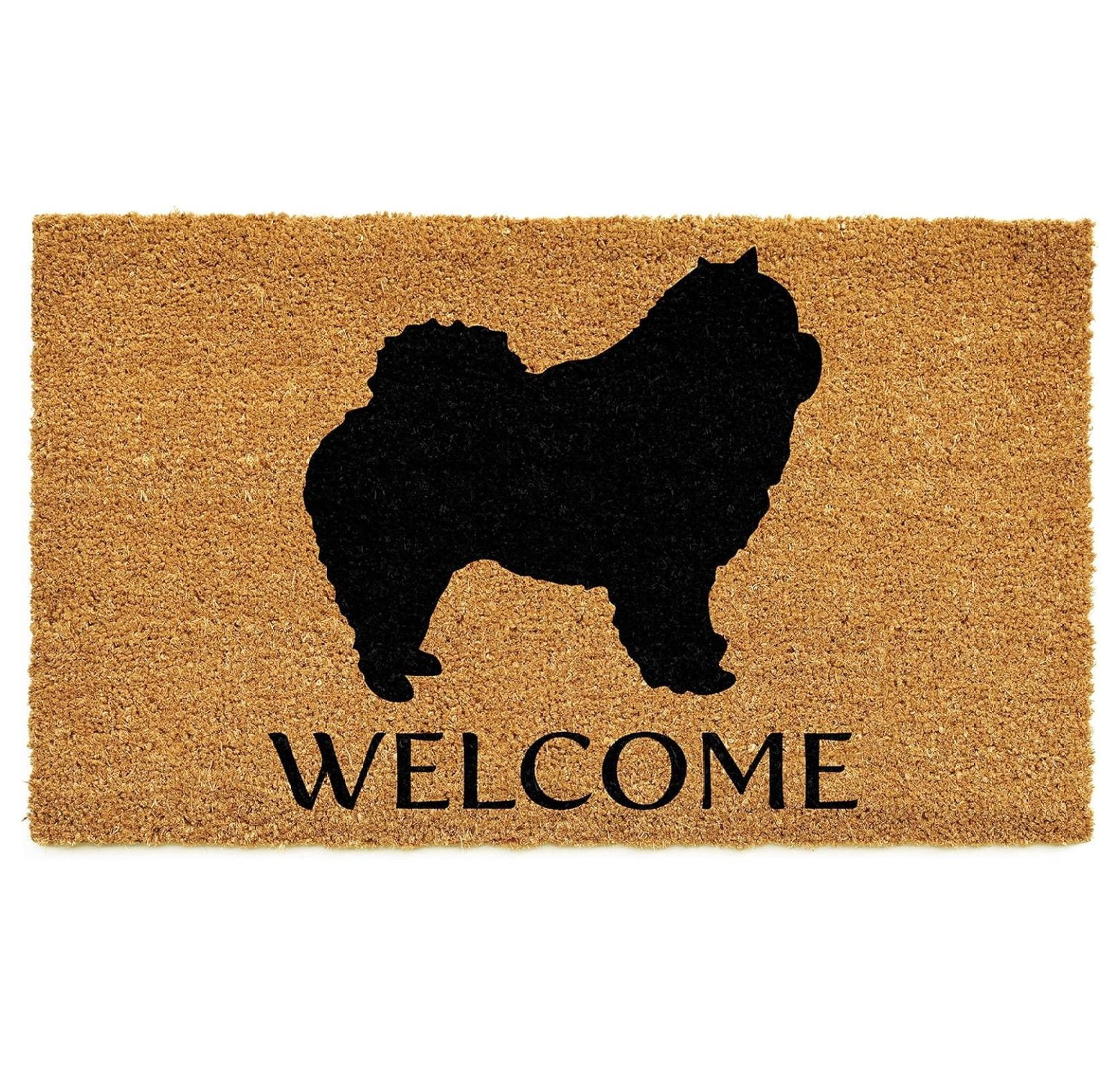 Huang zhong wen Chow Chow Doormat (Brown/Black, 24" x 36") - Walmart.com