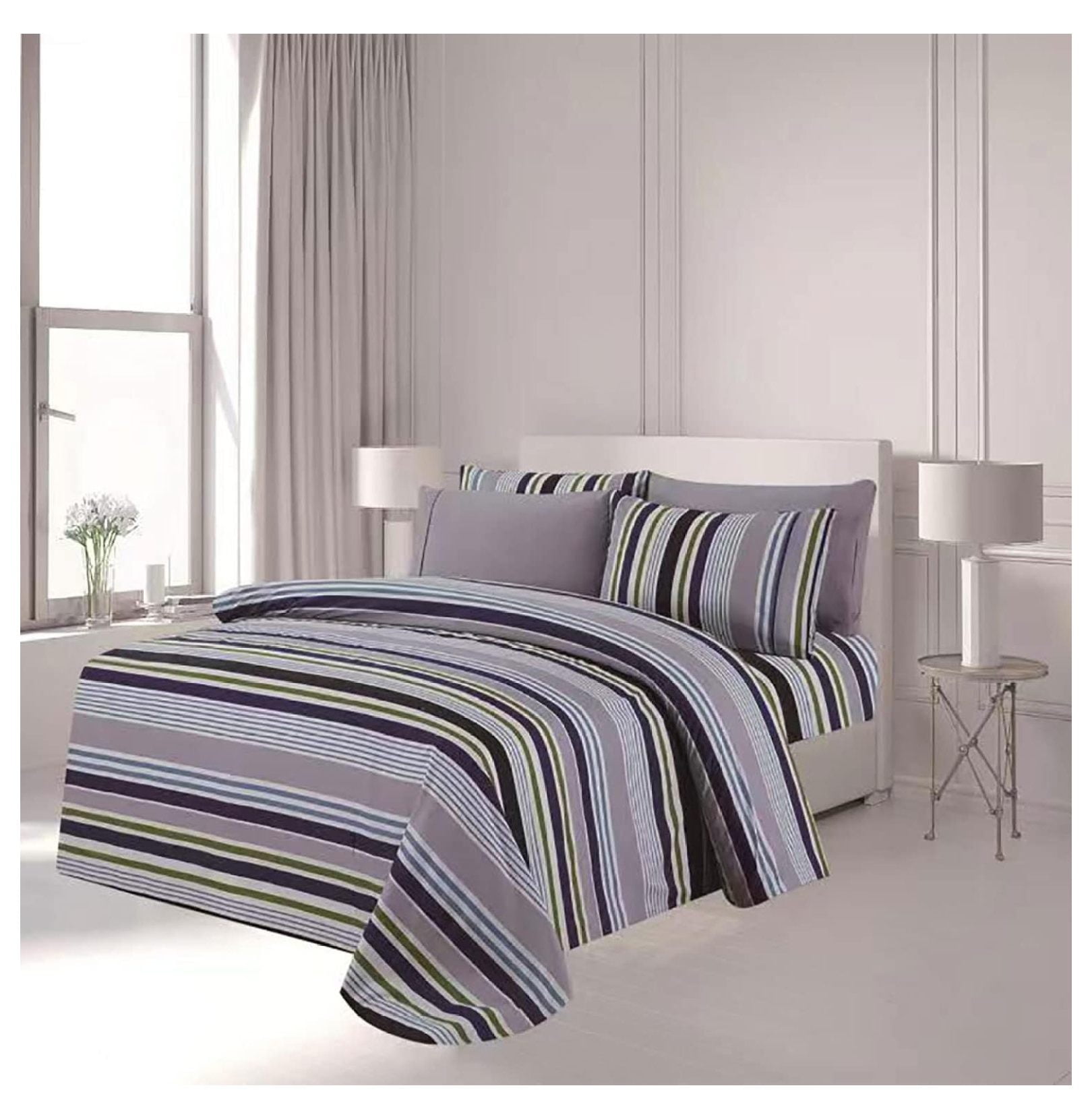 Huang zhong wen James 6 Piece Premium Luxurious Wrinkle- Microfiber Sheet Set, King - Walmart.com