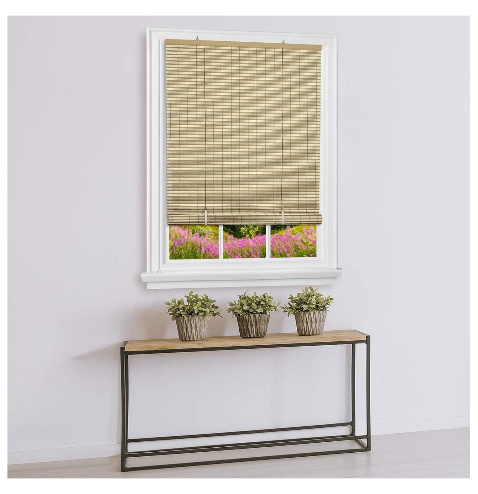 Huang zhong wen Light Filtering Cordless Rollup Window Blinds, 72L x ...