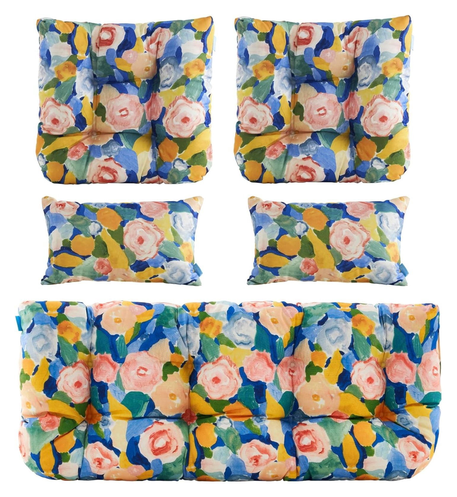 Huang zhong wen Outdoor Cushions for Settee,Wicker Loveseat Cushions ...