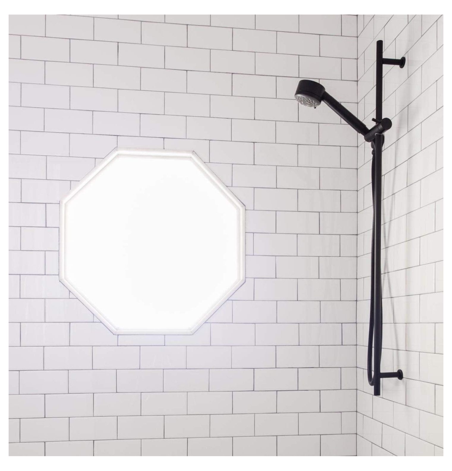 Huang zhong wen Precut Octagon Window Film, White Color, Self Static ...