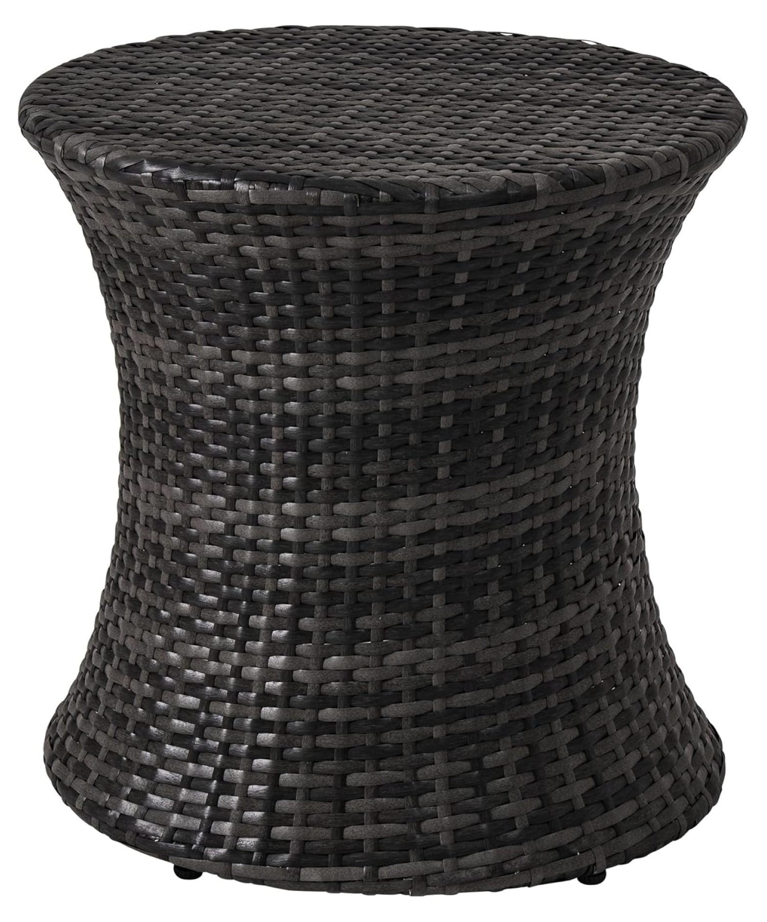 Huang zhong wen Small Side Table Patio Rattan End Table 20 Inch ...