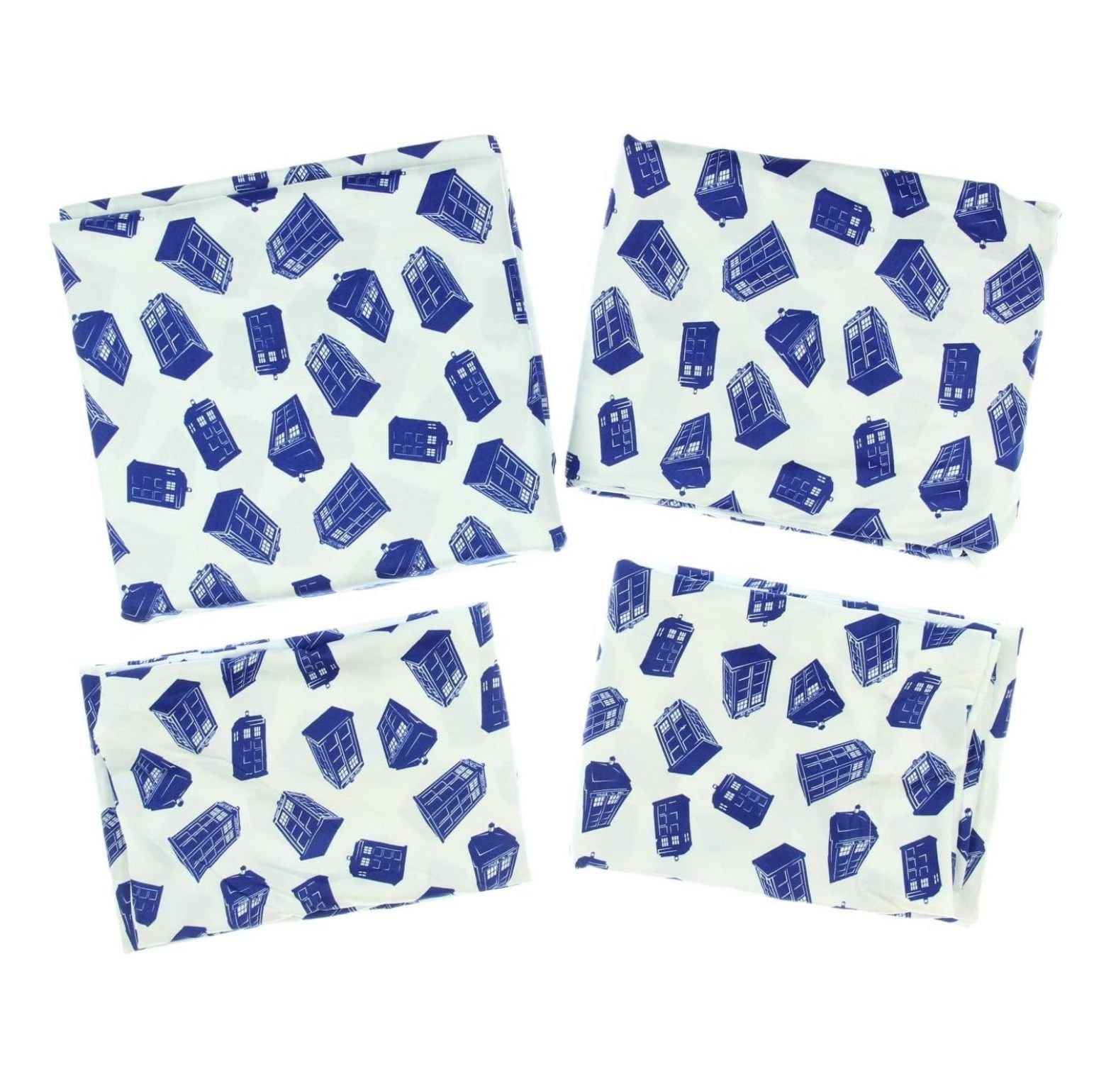 Huang zhong wen Toss Tardis Queen Sheet Set - Walmart.com