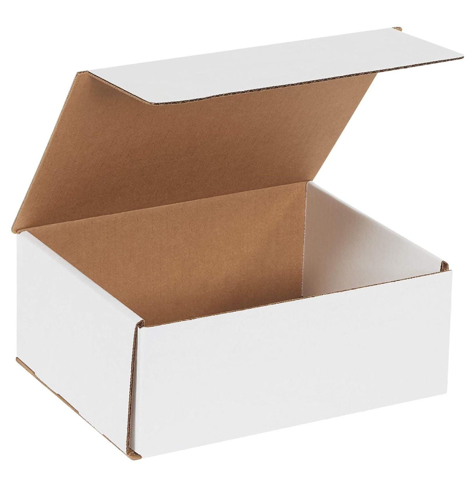 Huang zhong wen White Corrugated Corrugated Cardboard Mailing Boxes, 10 ...