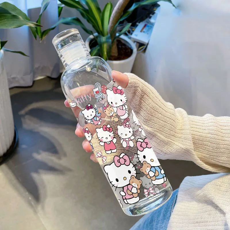 HuangShi Sanrio Anime Hello Kitty Portable Water Cup Kawaii Kuromi ...
