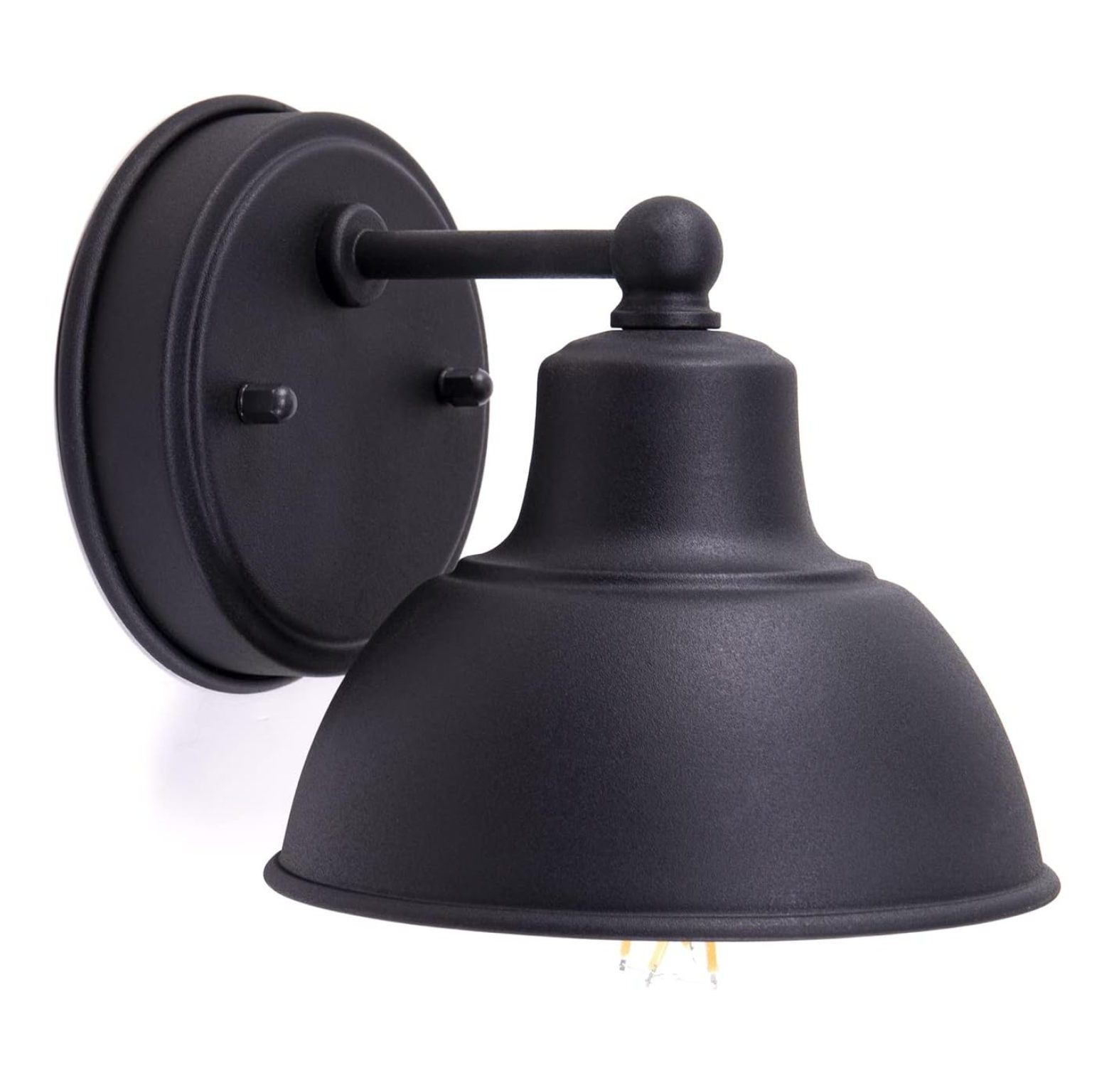 Huangfeiyan Oakhouse Indoor or Outdoor 6” Barn Light, E26 Socket ...