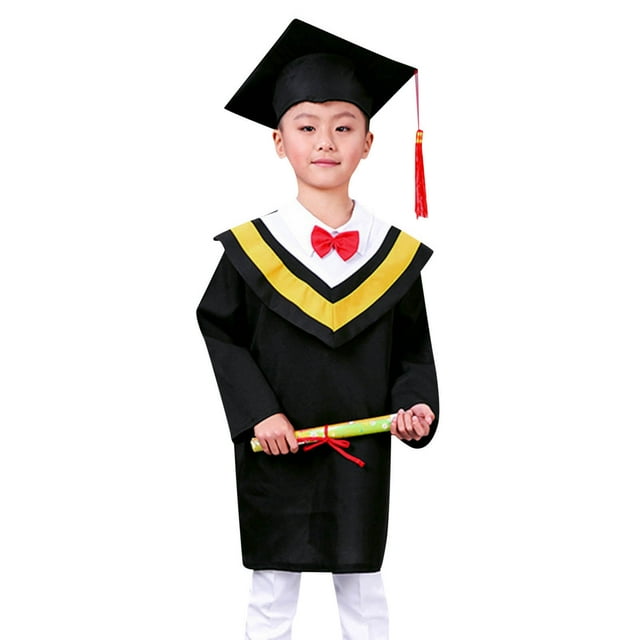 Huanglei Child Kids Boys Girls Preschool Kindergarten Graduation Gown ...