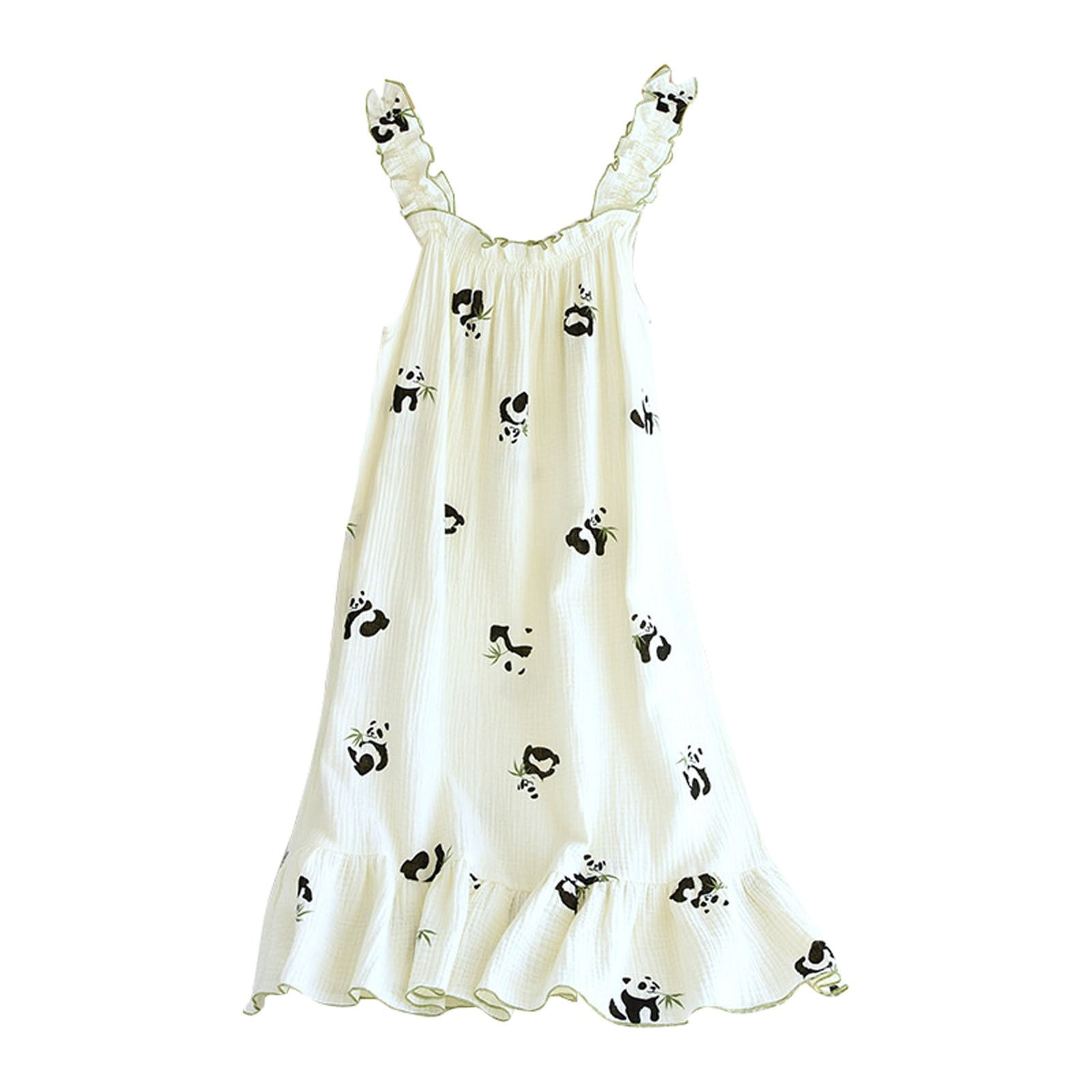 Huanglei Double Layer Crepe Wood Ear Suspenders Can Be Worn Outside And ...