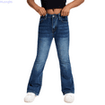 Huanglei Stretch Flare Jeans For Teen Girls Fashion Denim Pants With ...