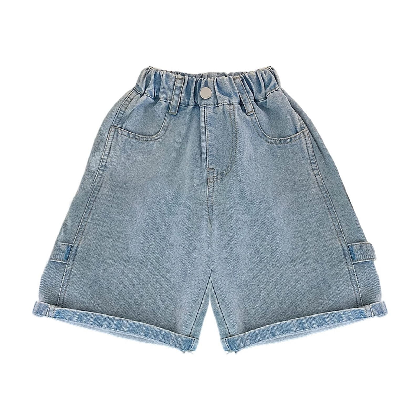 Huanglei Summer Children's Boys' And Girls' Loose Waistband Pocket ...