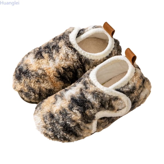 Huanglei Toddler Girls Athletic Sneakers Cozy Winter Thickened Socks ...