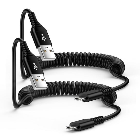 PYYAN-USB Type C Charger Cable Right Angle [2-Pack,6.6FT] 3.1A Nylon ...