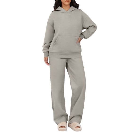 Huankd 2 Piece Lounge Sweat Sets Plus Size Spring Fashion Matching ...