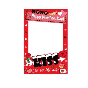 Prdecexlu Valentine's Day Photo Booth Props Love Valentine's Day Photo ...