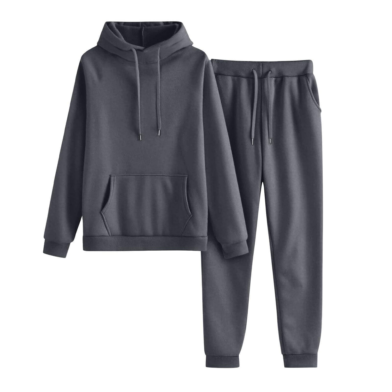 Huankd Womens 2 Piece Outfits Lounge Hoodie Sweatsuit Sets Oversized ...