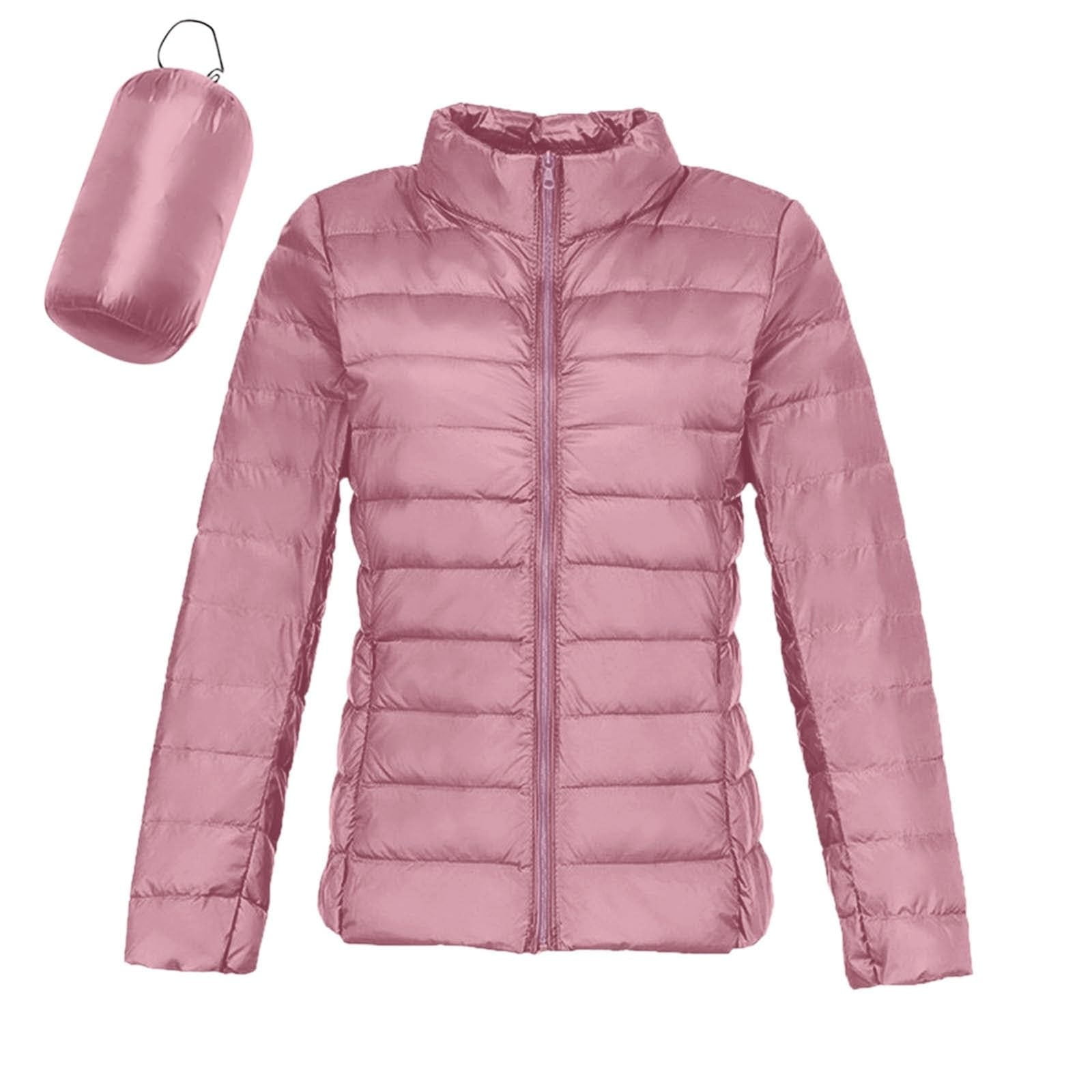Huankd Womens Puffer Jacket 2024 Winter Warm Packable Down Jacket ...