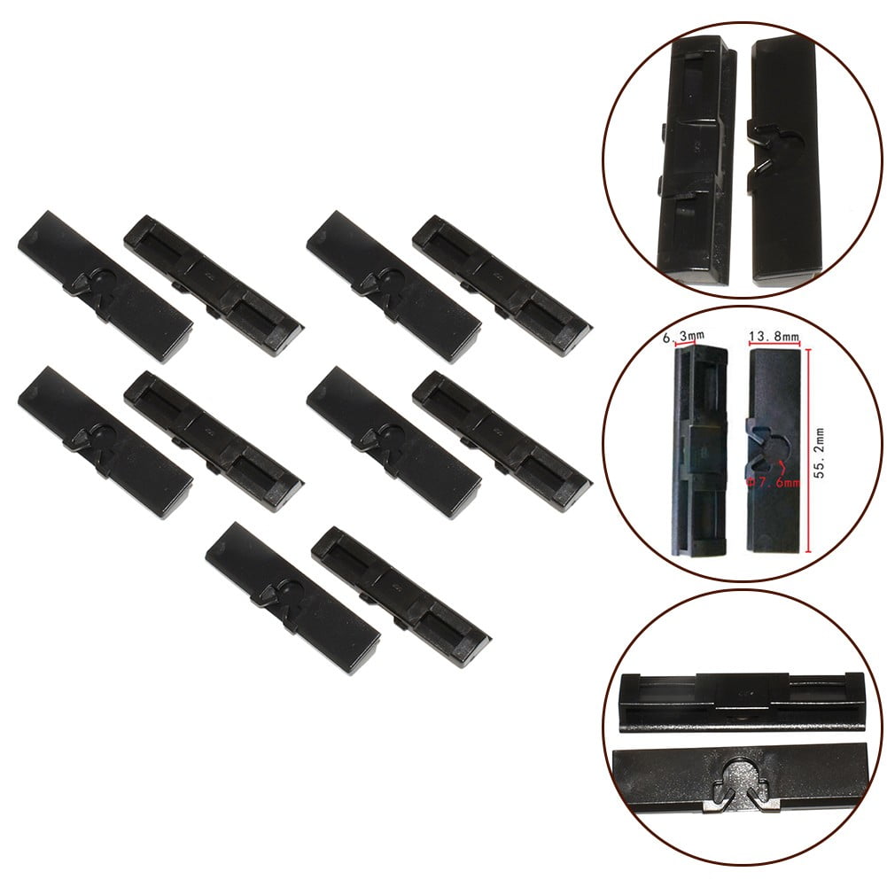 Huanke-10Pcs For Toyota Roof Drip Side Finish Moulding Clip 7556230070 ...