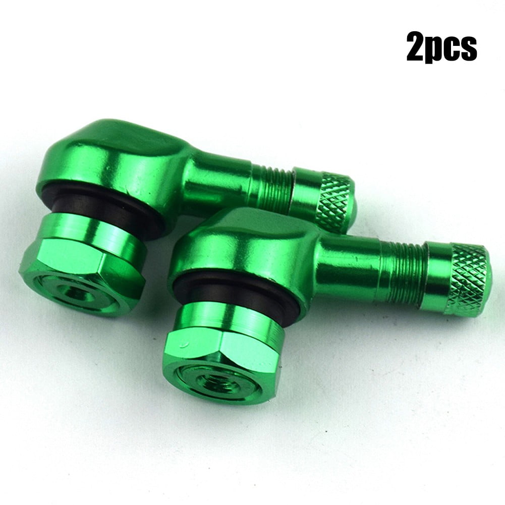 Huanke-2PCS CNC Motorcycle 90 Degree Angle Wheel Tire Stem Tubeless ...