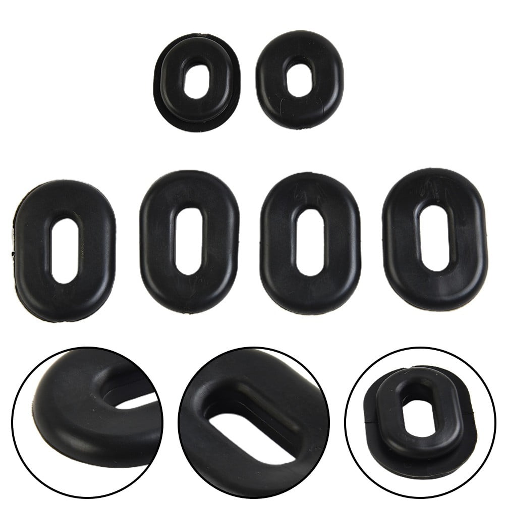 Huanke-6Pcs Motorcycle Side Cover Rubber Grommets Gasket Fairings Set ...