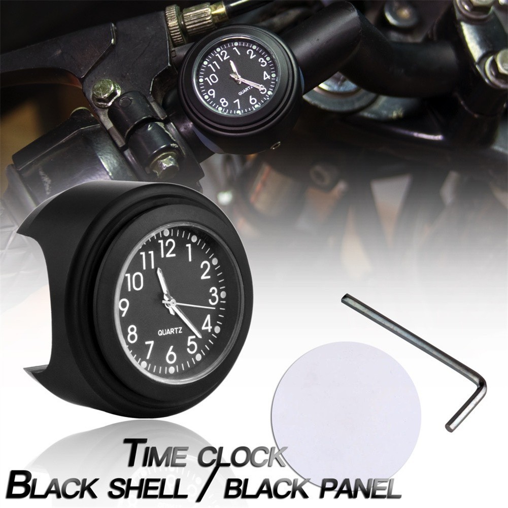 Huanke-Bike Handlebar Clock with Waterproof Dial and Luminous Glow for ...