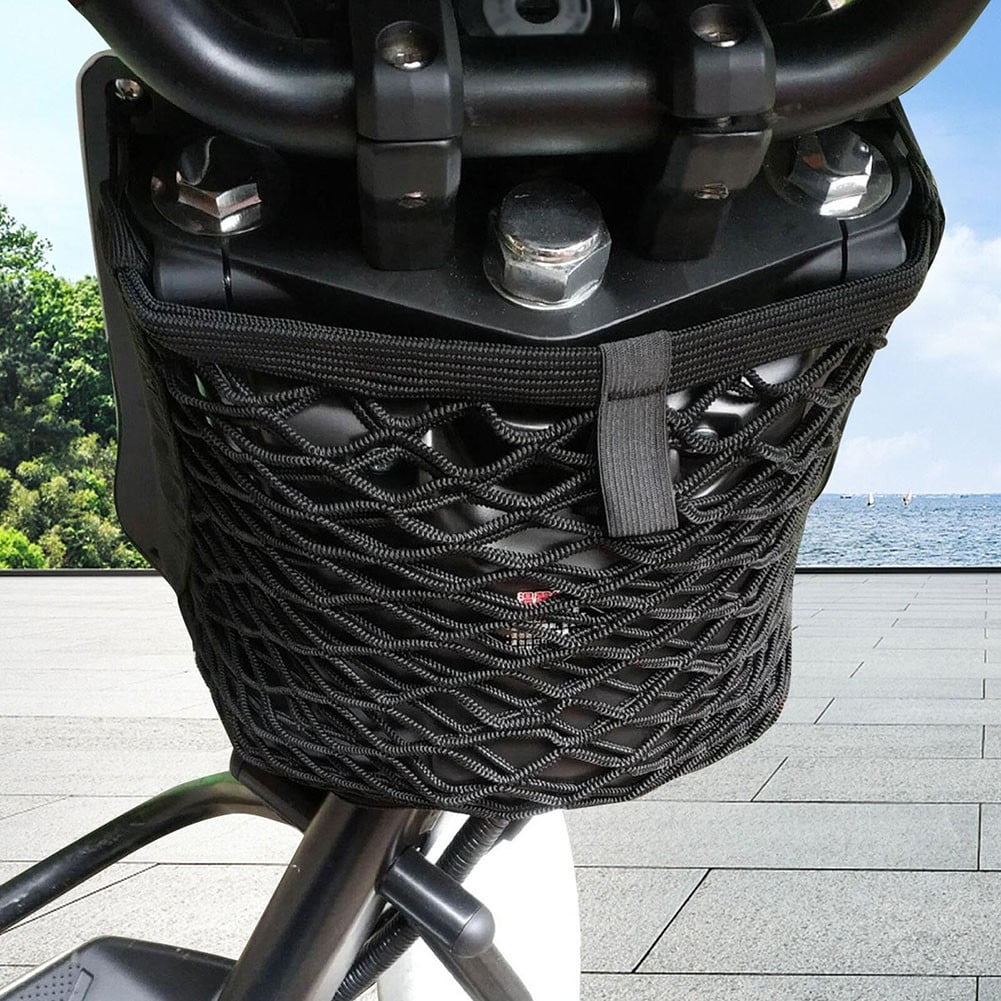 Huanke-Black Motorcycle Bicycle Storage Net Trunk Bag Motorbike Luggage ...