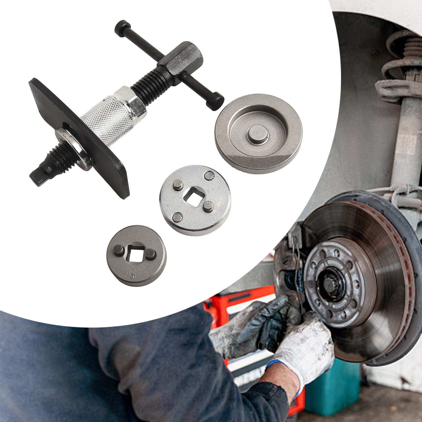 Huanke-Brake Caliper Piston Rewind Wind Back Tool For Ford For Jaguar ...