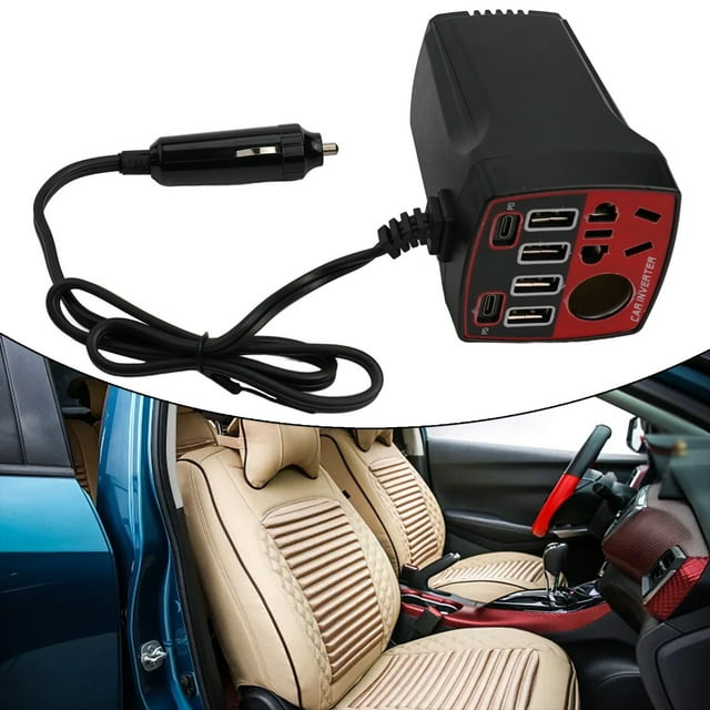Huanke-Car Power Inverter DC12V/24V To DC220V Auto Power Converter Car ...