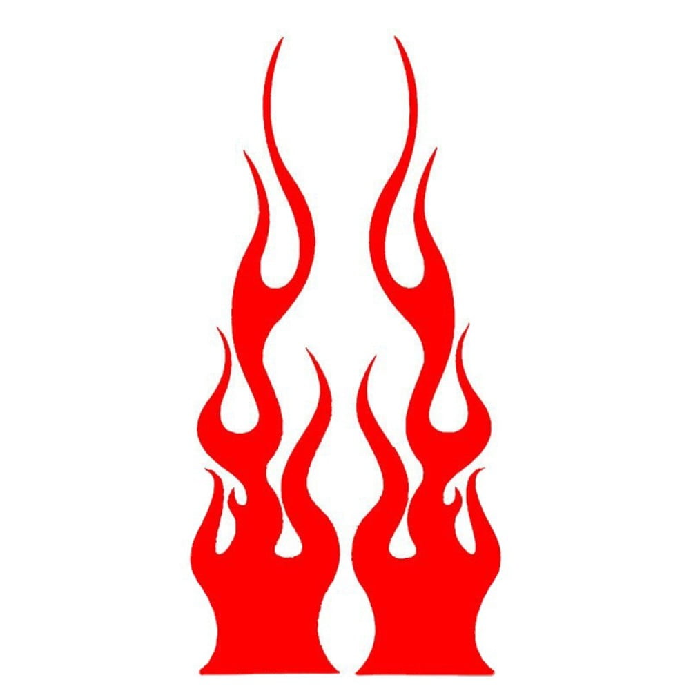 Huanke-DIY Flame Vinyl Decal Sticker Waterproof For Car Motorcycle Gas ...