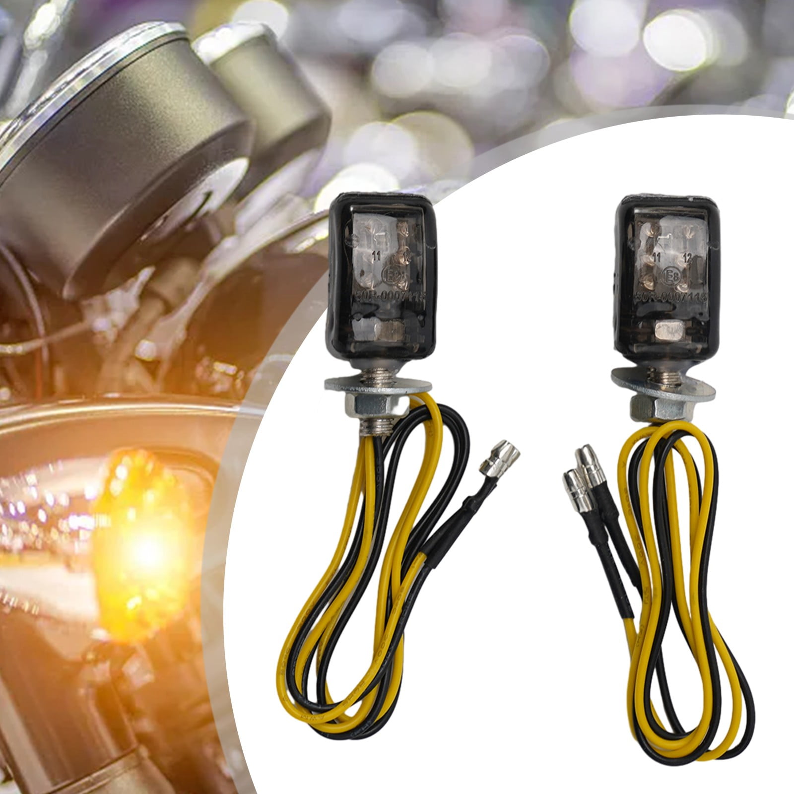 Huanke-LED Black Micro Mini Tiny Small Indicators Turn Signals ...