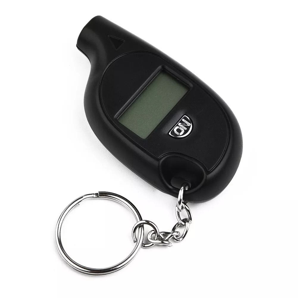 Huanke-Mini Keychain Style 2-150 PSI Tire GaugeTester Meter Digital LCD ...