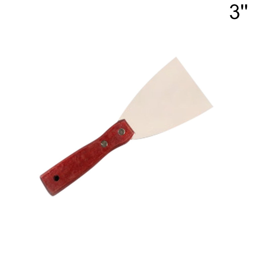 Huanledash 1-6 Inch Stainless Steel Wood Handle Putty Cutter Plastering ...