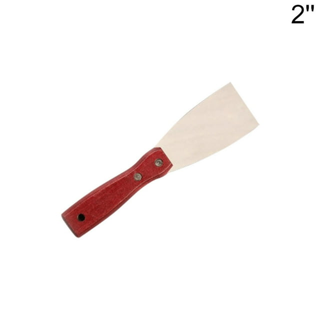 Huanledash 1-6 Inch Stainless Steel Wood Handle Putty Cutter Plastering ...