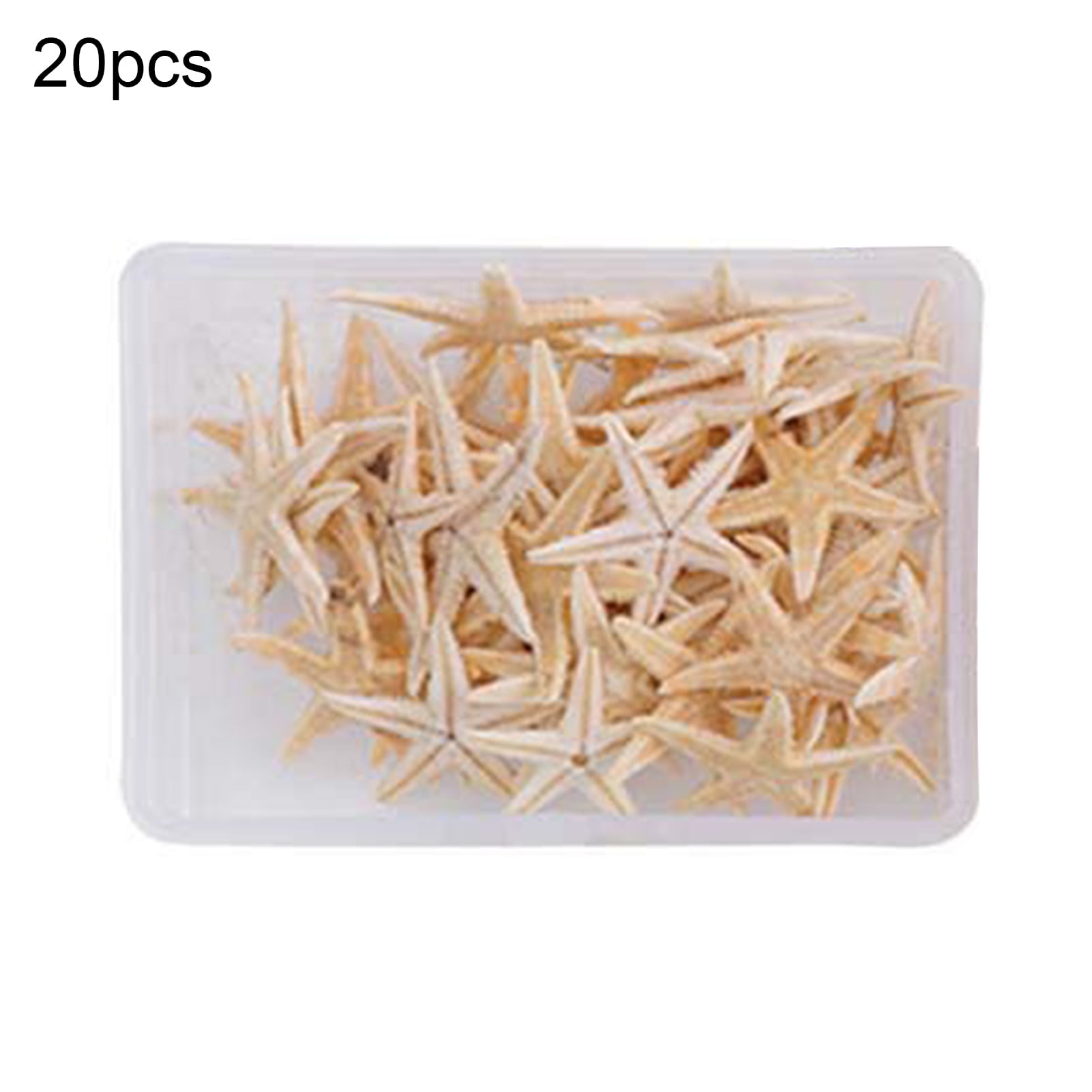 Huanledash 1 Box Starfish Natural Mixed Reusable Realistic White Star ...