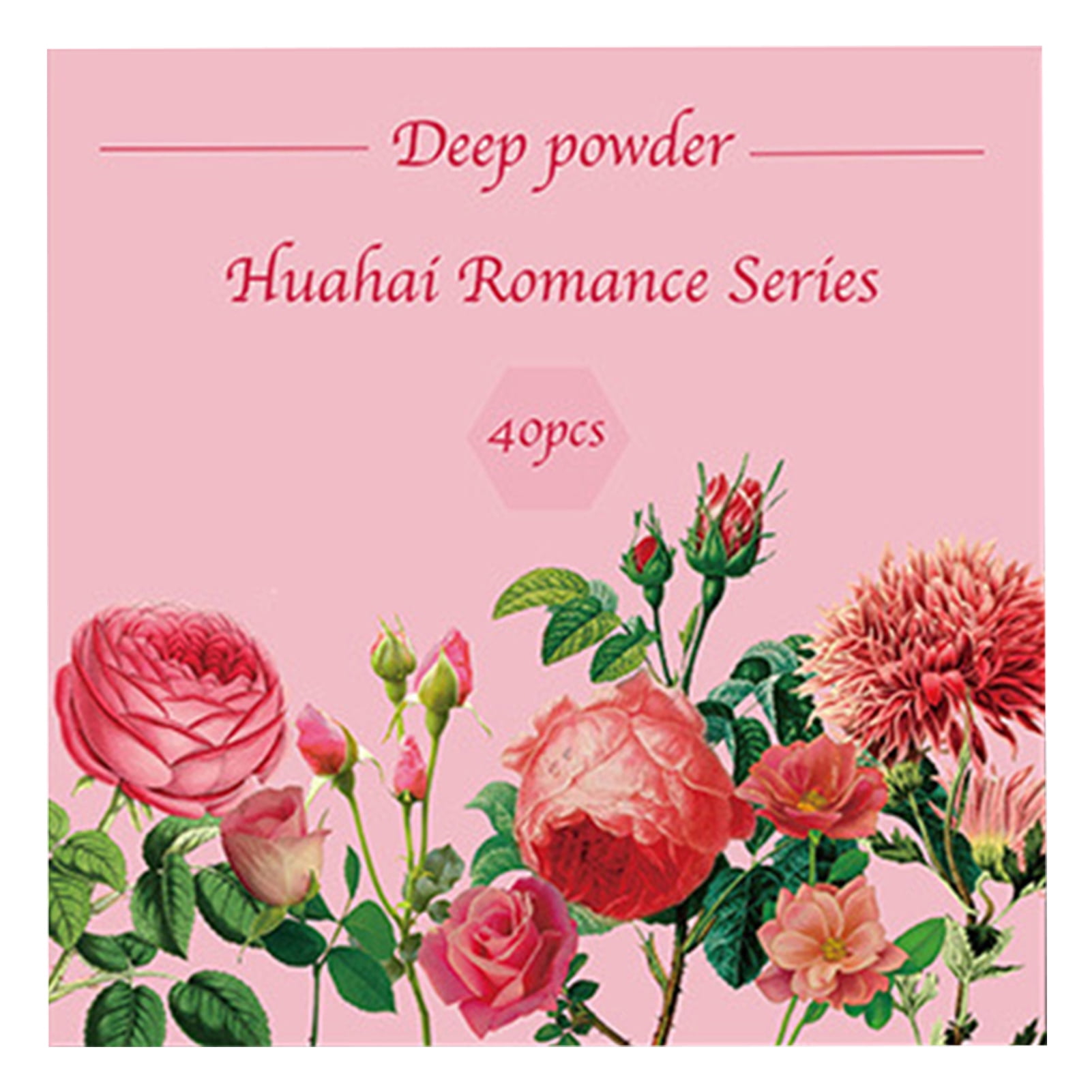 huanledash 1 Pack Handbook Stickers Self-adhesive Flower Series Diary ...