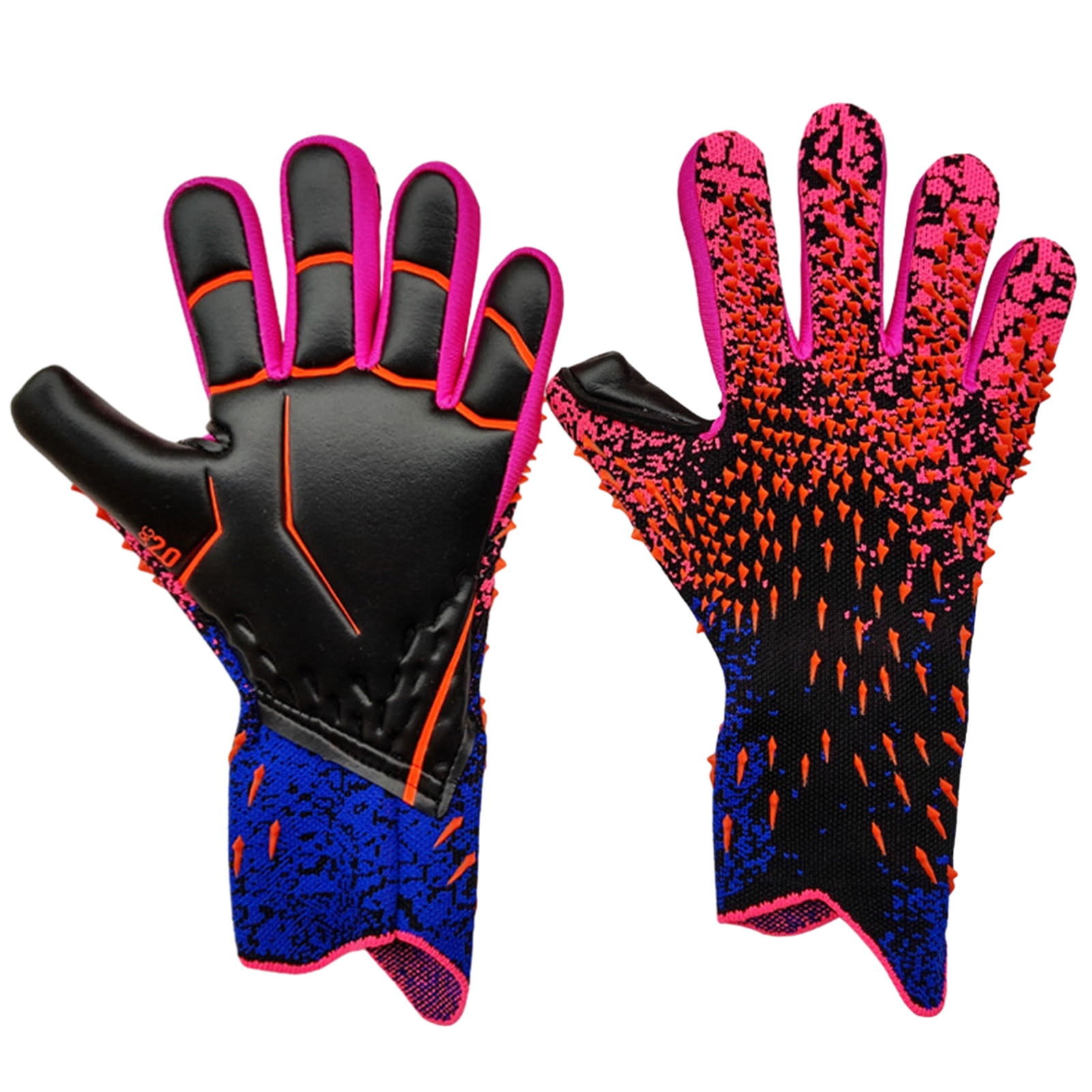 Huanledash 1 Pair Soccer Goalie Gloves Wear-resistant Impact Resistant ...