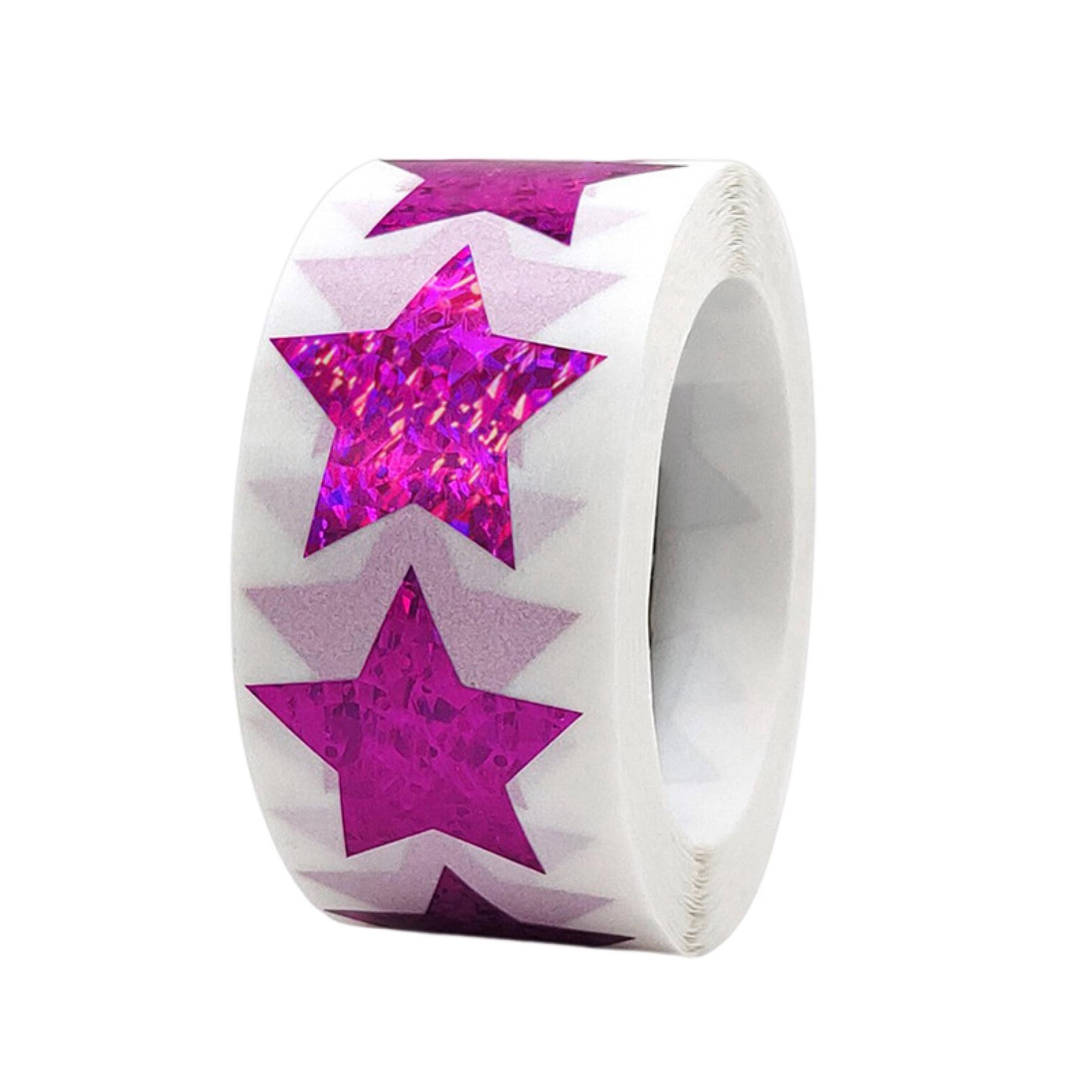 Huanledash 1 Roll Star Sealing Stickers Flash Gradient Color Self ...
