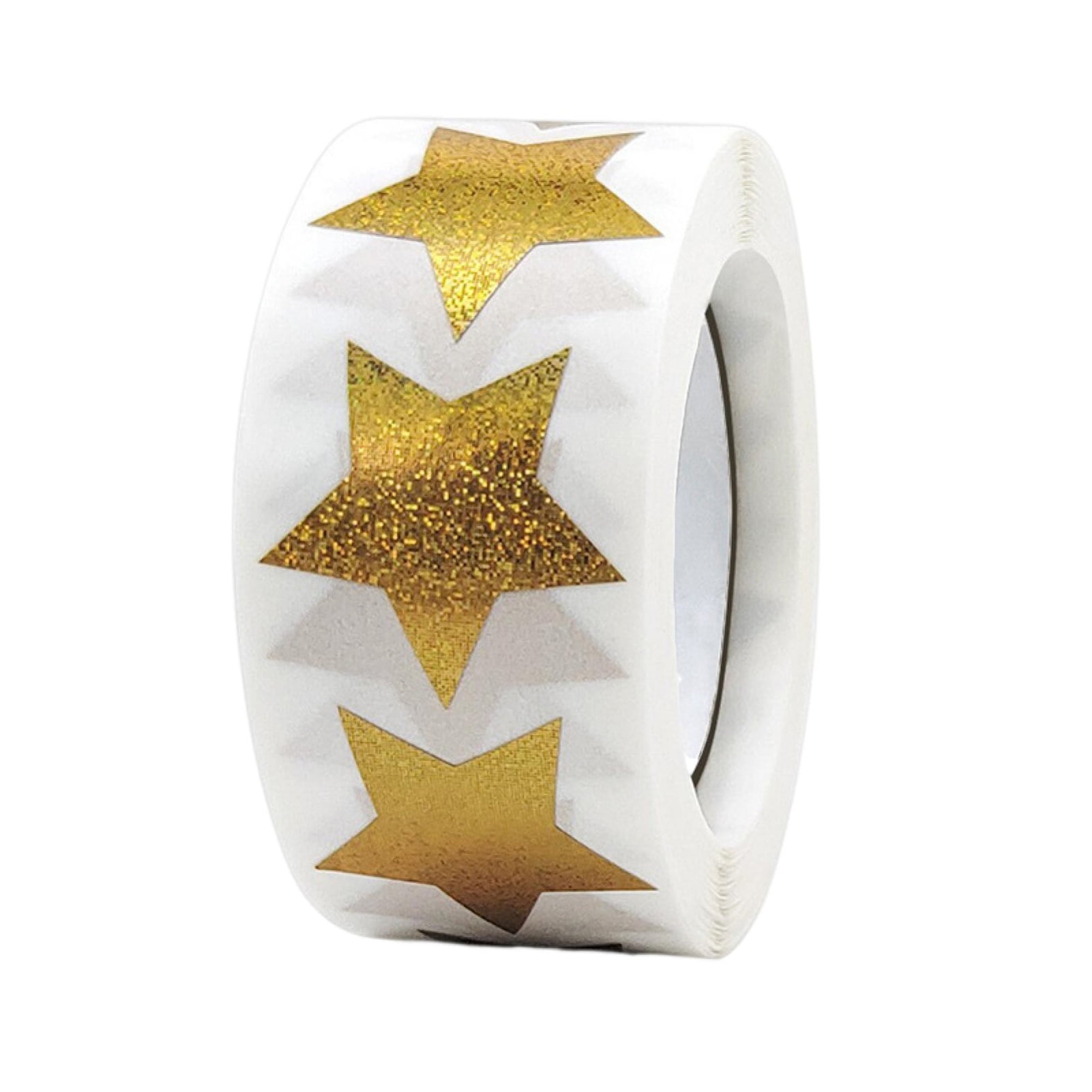 Huanledash 1 Roll Star Sealing Stickers Flash Gradient Color Self ...