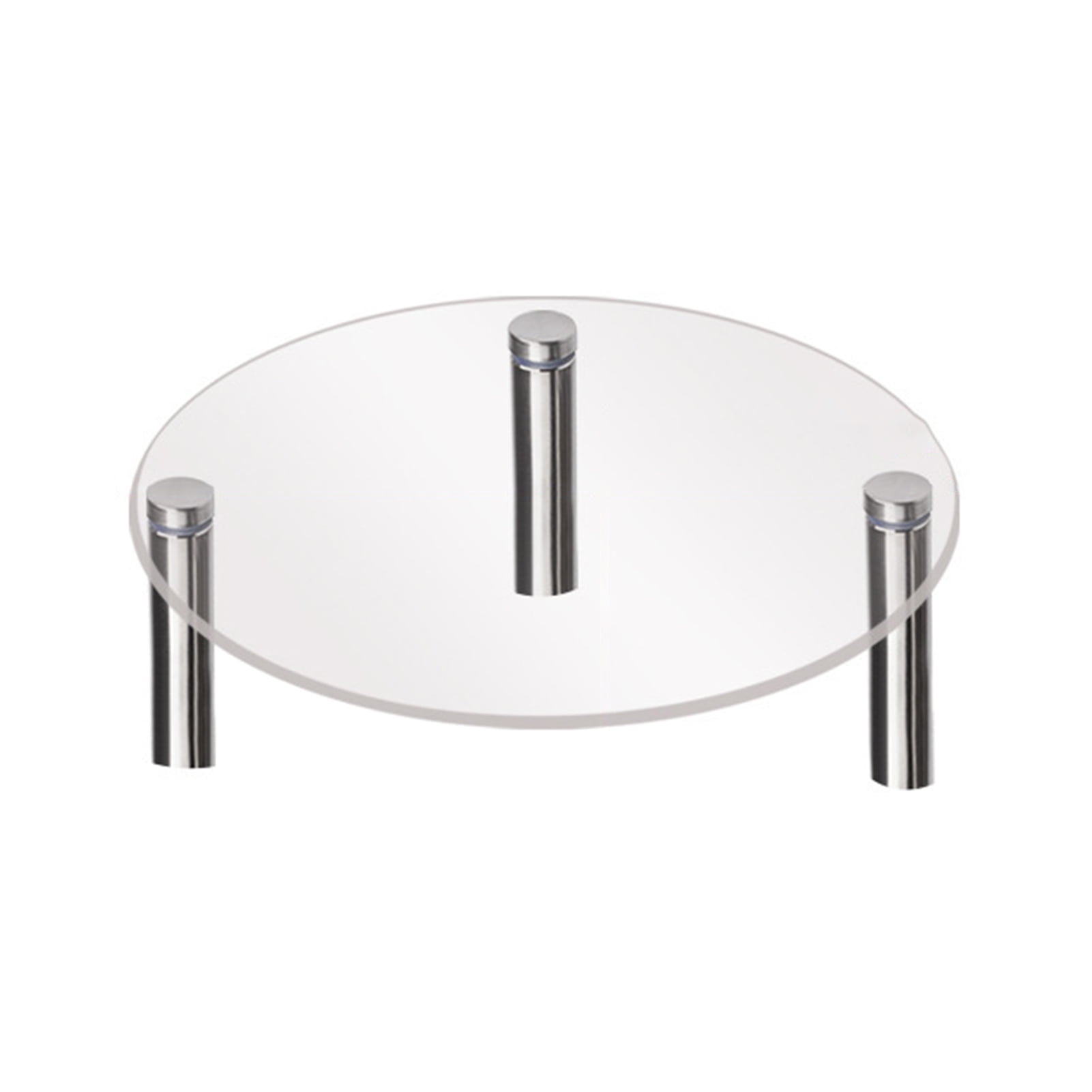 Huanledash 1 Set Acrylic Cake Stand Transparent Good Load Bearing High ...