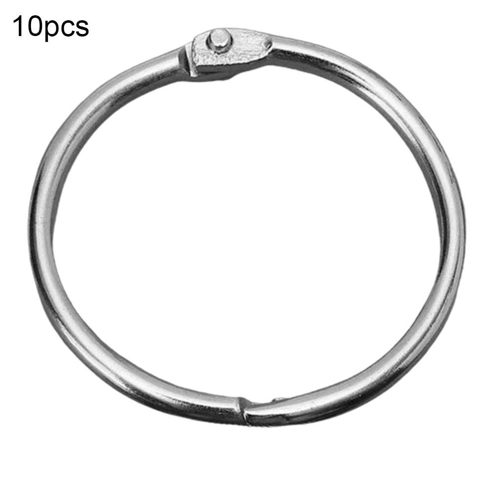 Huanledash 10 Pcs Metal Hinged Rings Book Binder Photo Album Split ...