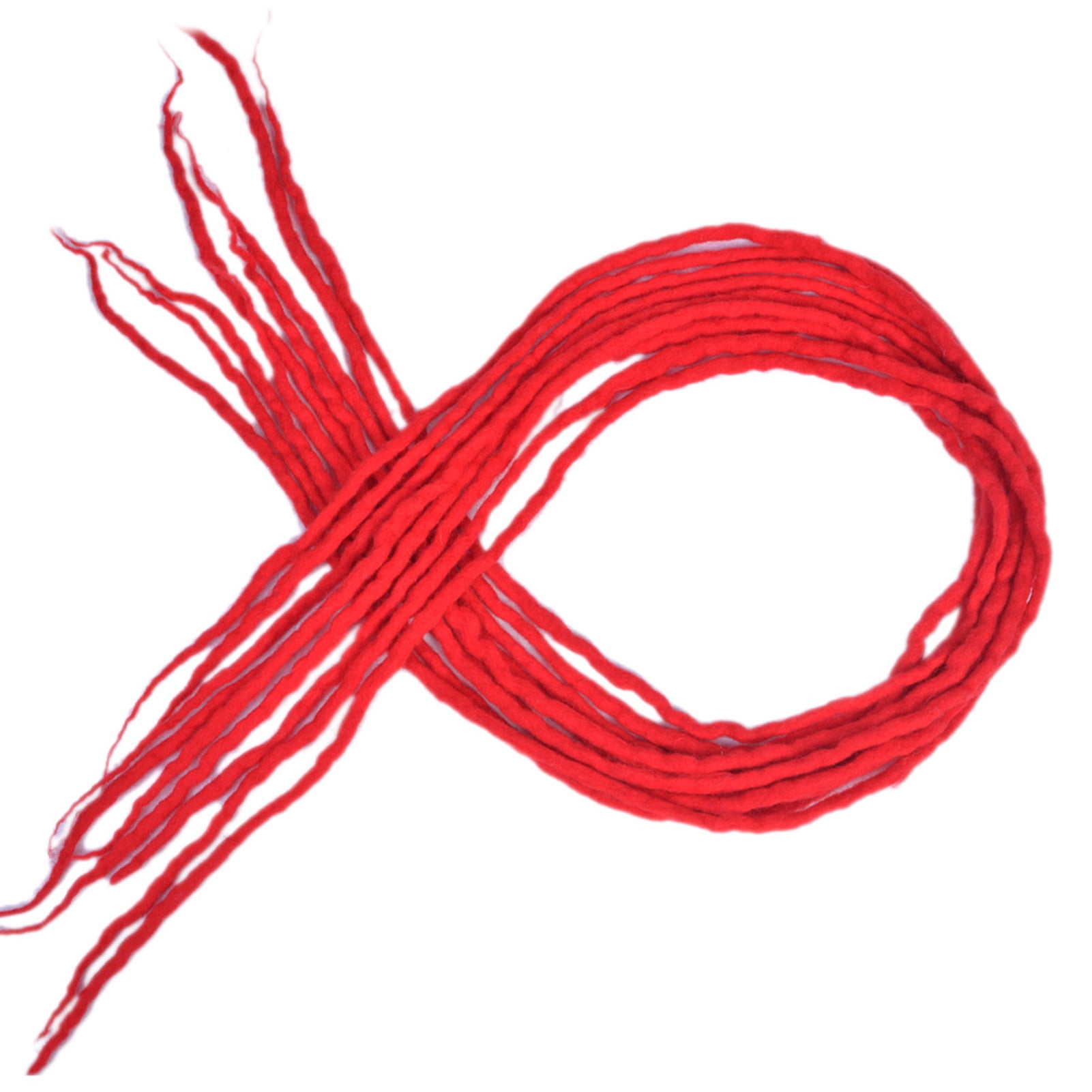 Huanledash 10Pcs/Bag 22 Inches Wool Felt Dreadlock Handmade DIY Hip-hop ...