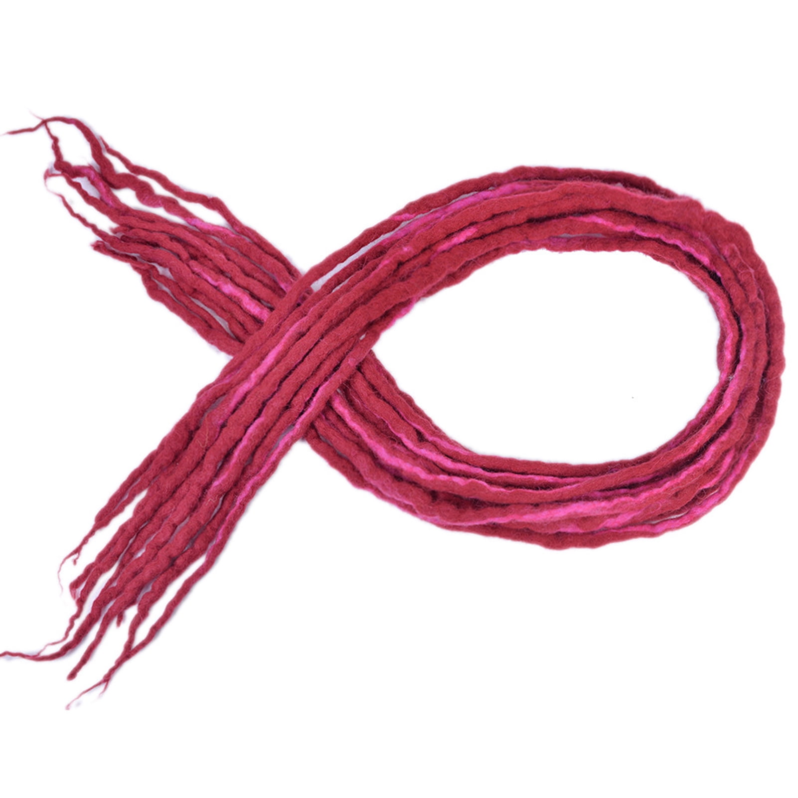 Huanledash 10Pcs/Bag 22 Inches Wool Felt Dreadlock Handmade DIY Hip-hop ...