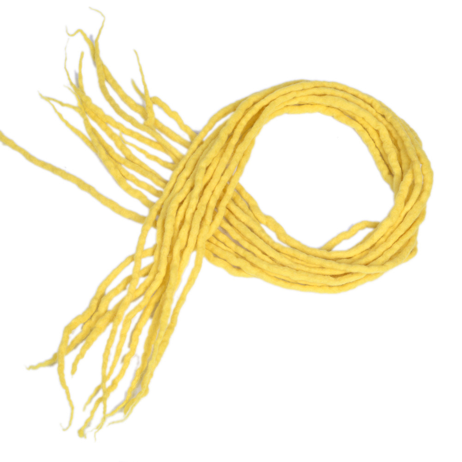 Huanledash 10Pcs/Bag 22 Inches Wool Felt Dreadlock Handmade DIY Hip-hop ...