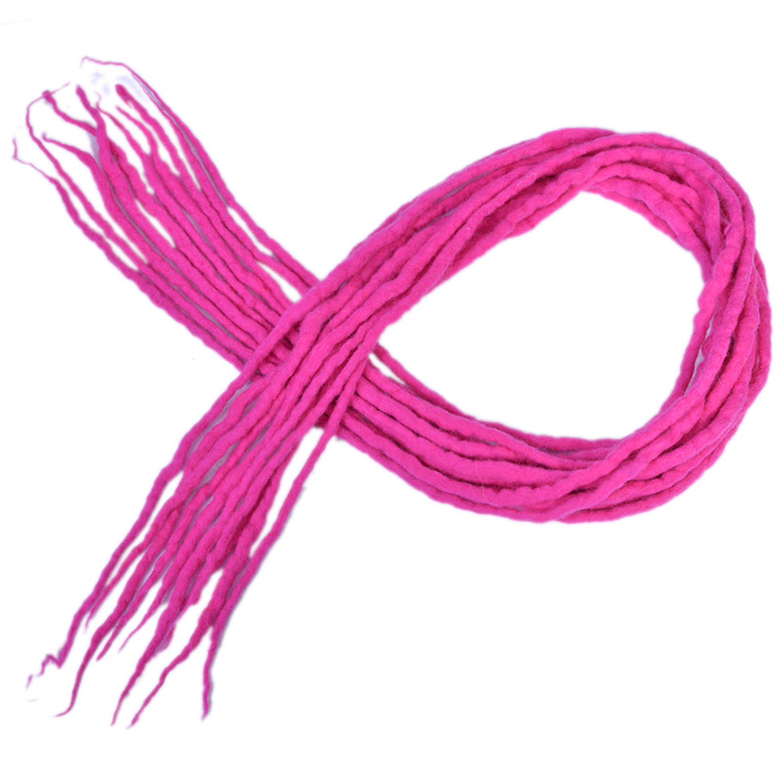 Huanledash 10Pcs/Bag 22 Inches Wool Felt Dreadlock Handmade DIY Hip-hop ...