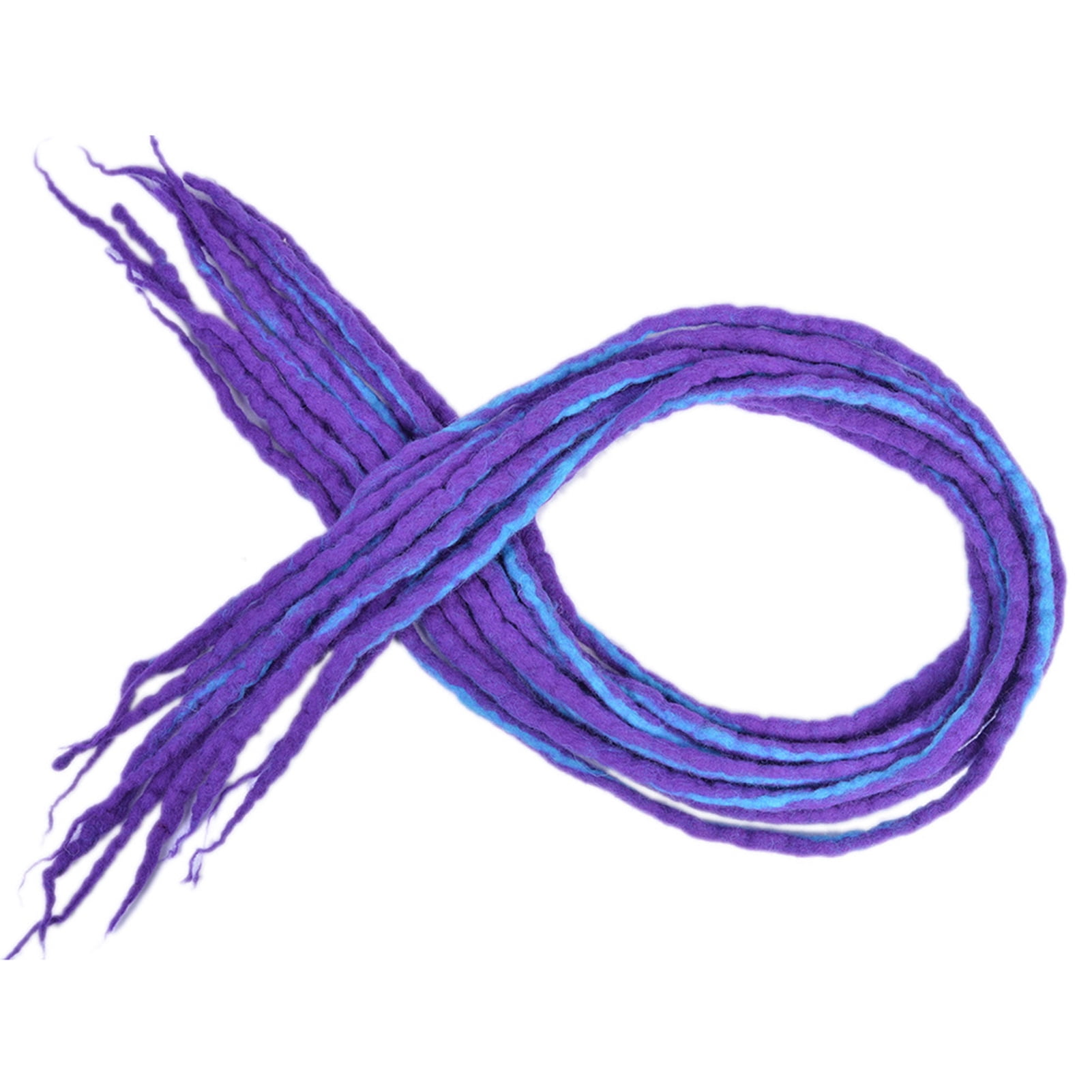 Huanledash 10Pcs/Bag 22 Inches Wool Felt Dreadlock Handmade DIY Hip-hop ...