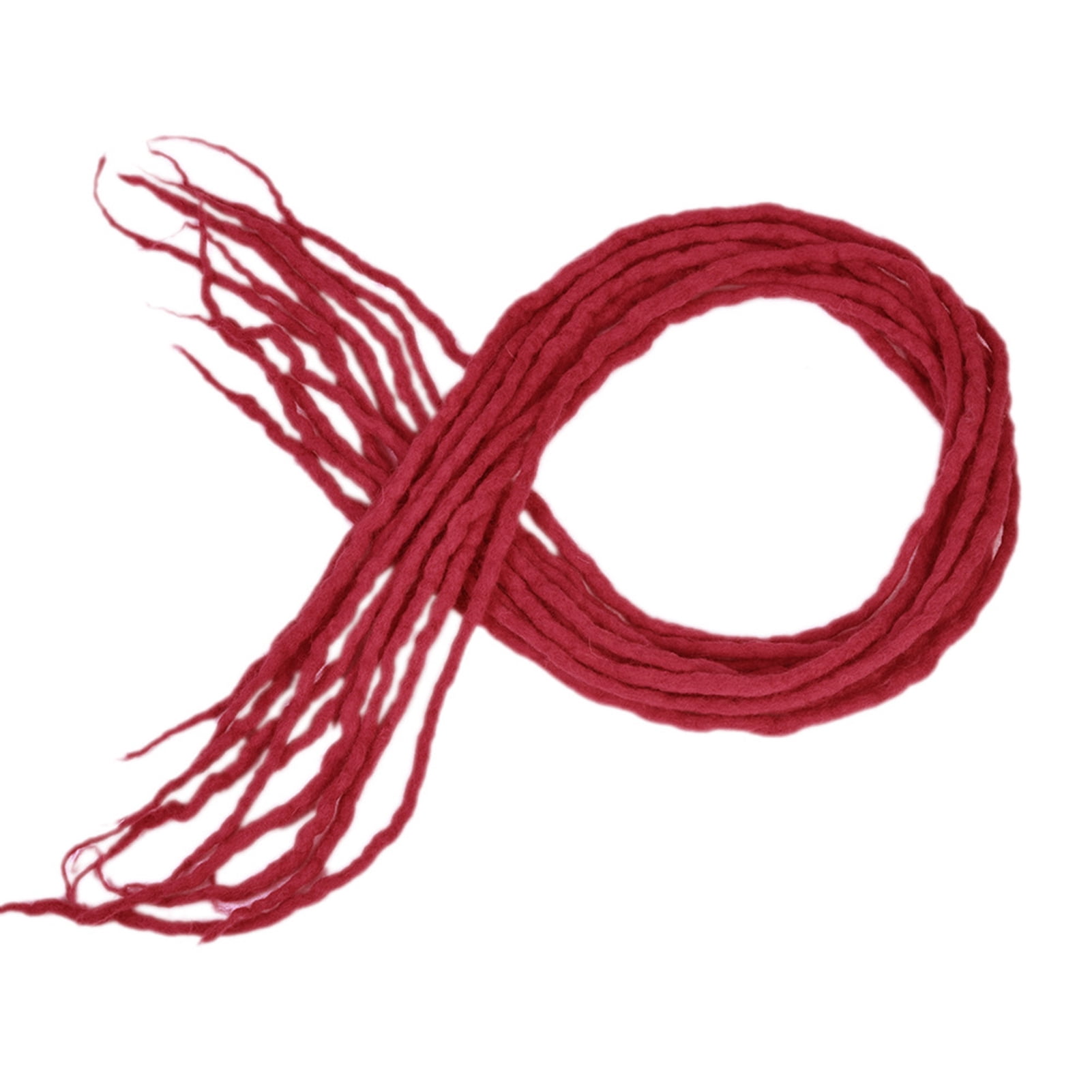 Huanledash 10Pcs/Bag 22 Inches Wool Felt Dreadlock Handmade DIY Hip-hop ...