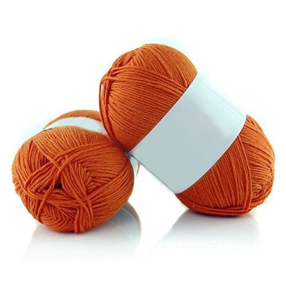Huanledash 1Pc 50g Per Skein Soft Bamboo Crochet Cotton Knitting Baby ...