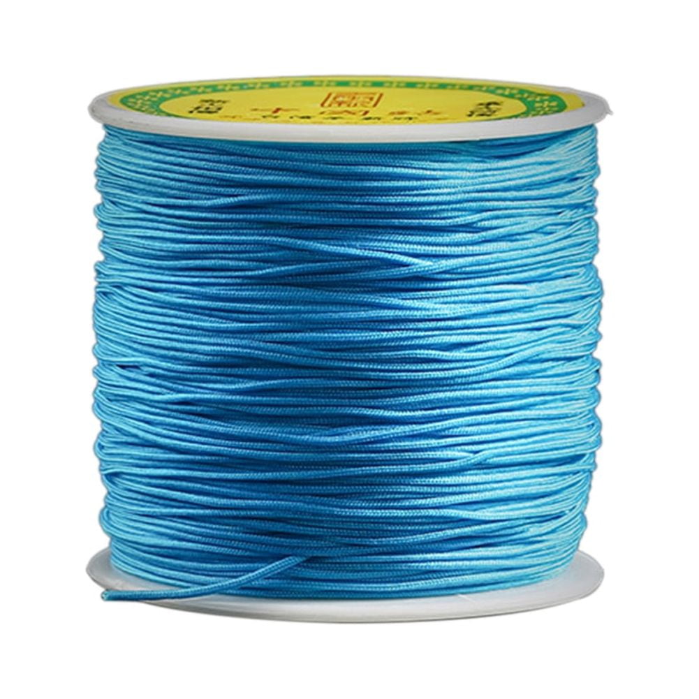 Huanledash 1mm 100m Nylon Macrame Chinese Knot Cord Bracelet Bead ...